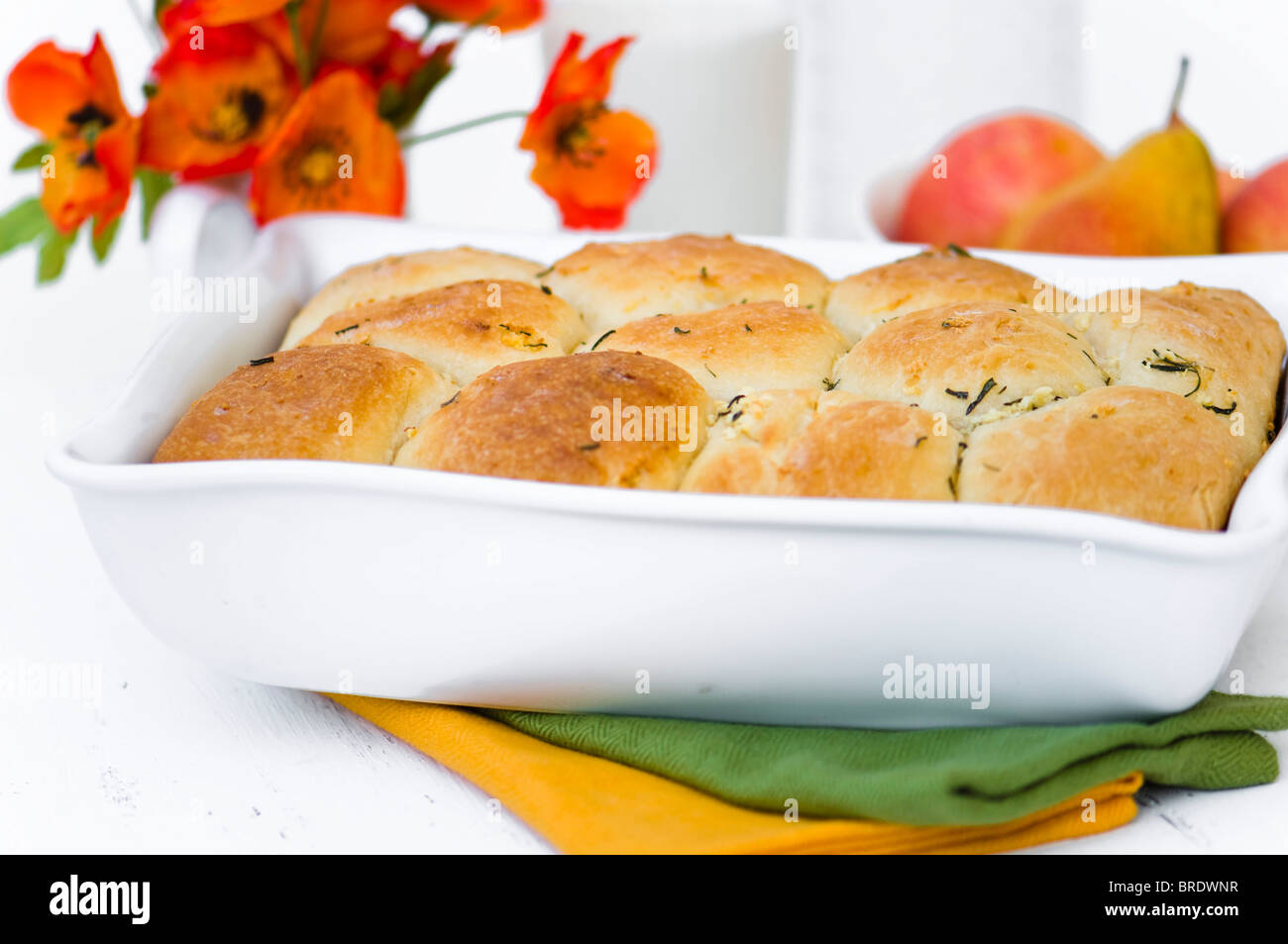 Homemade Bun Rolls Stock Photo - Alamy