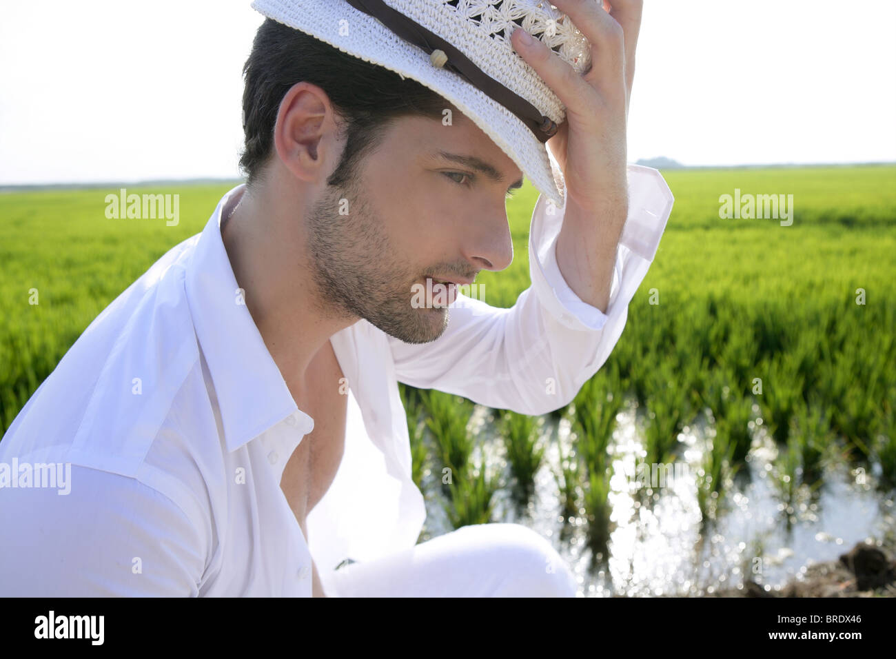 Mediterranean man portrait hi-res stock photography and images - Alamy