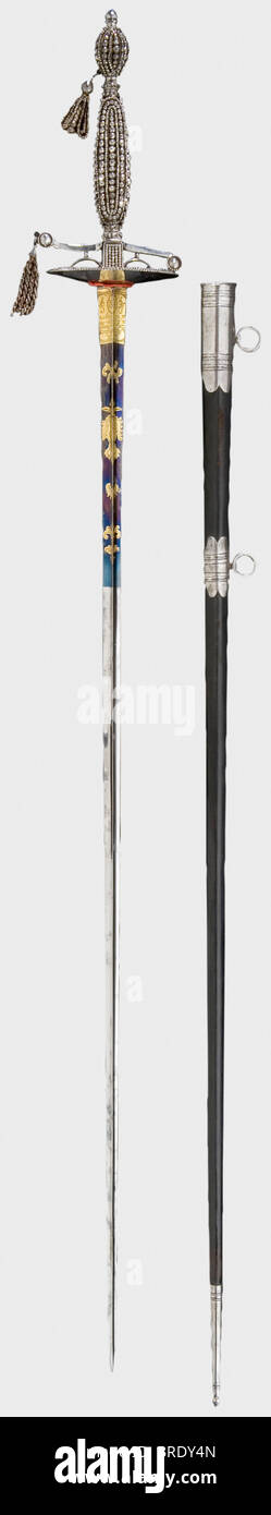 A splendid French steel small-sword, Paris, circa 1800 Triangular ...