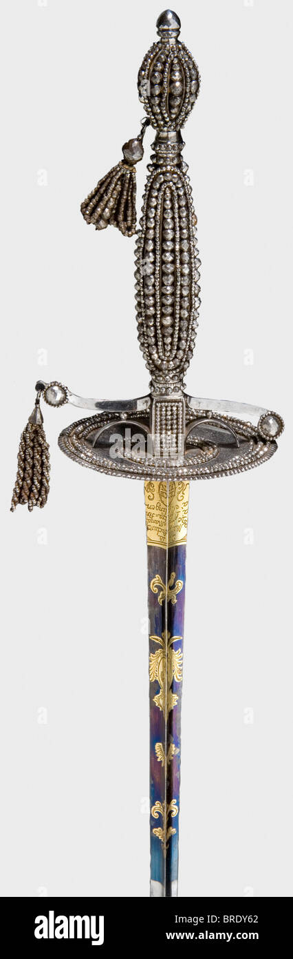 A splendid French steel small-sword, Paris, circa 1800 Triangular ...