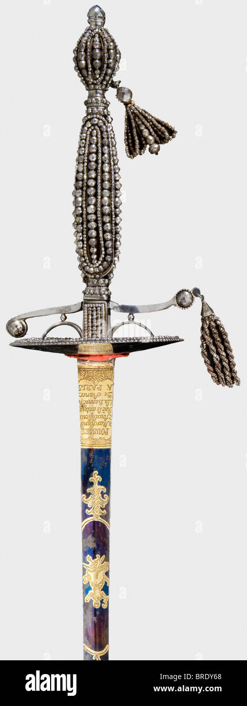A splendid French steel small-sword, Paris, circa 1800 Triangular ...