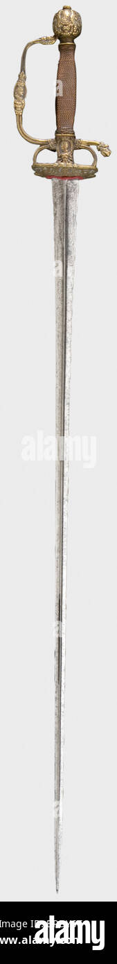 An officer's small-sword, Saxony(?), circa 1700 Hollow-triangular ...