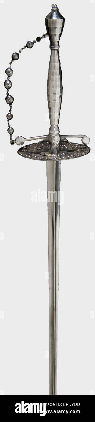 An small-sword with cut-steel hilt, England(?), circa 1820 Smooth ...
