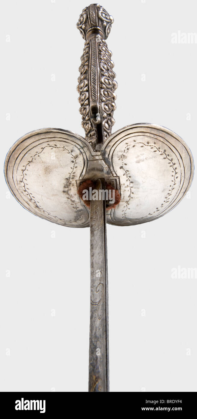 A French silver-hilted small-sword with scabbard, Paris, circa 1800 ...