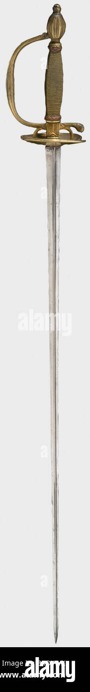 A French model 1767 infantry officer's sword, 1775 - 1776 version ...