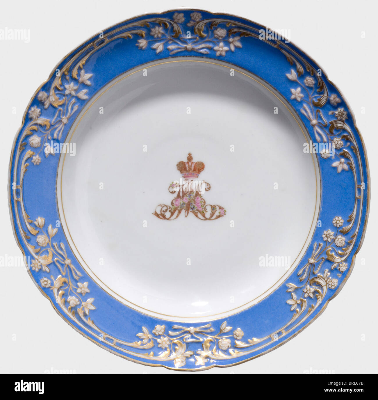 19th century porcelain plate hi-res stock photography and images - Alamy