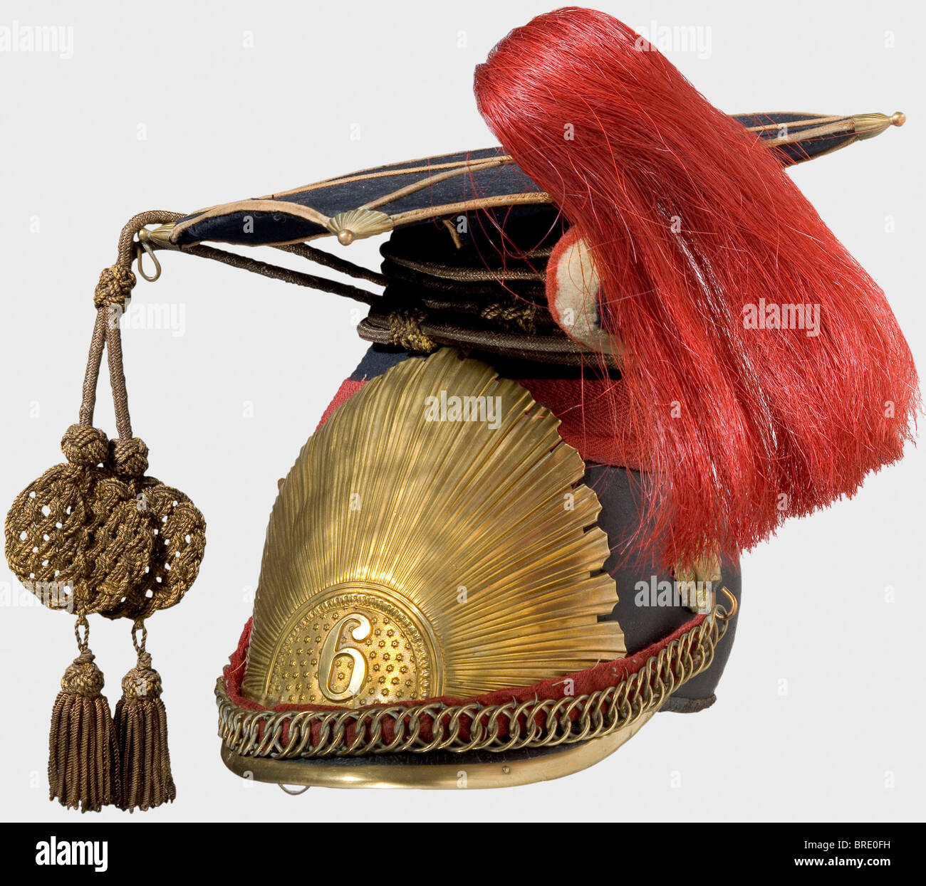 A model 1856 czapka for NCOs, in the 6th Lancer Regiment Leather and ...