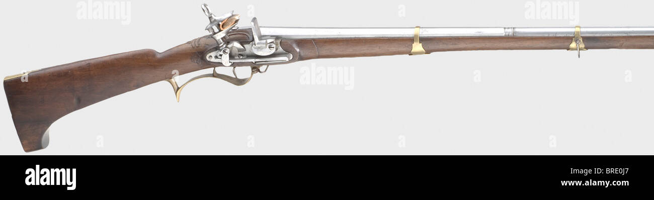 An infantry musket, similar to the 1792 light infantry model. Octagonal ...