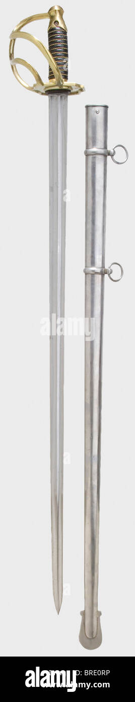 A model 1819 cuirassier broadsword for enlisted men, Russian type, 2nd ...