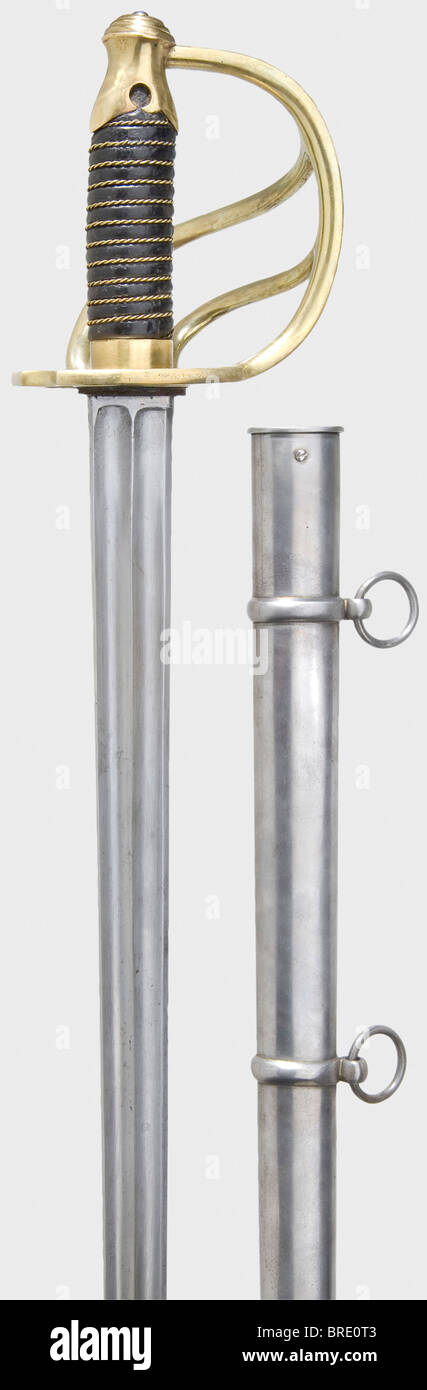 A model 1819 cuirassier broadsword for enlisted men, Russian type, 2nd ...