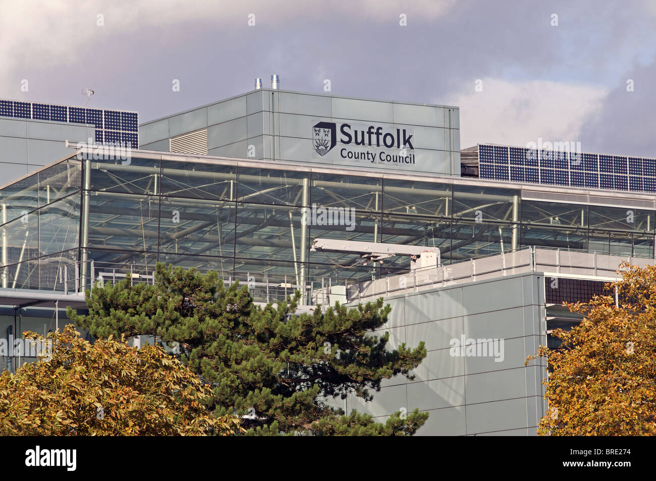 Suffolk County Council headquarters, Ipswich, Suffolk, England Stock ...