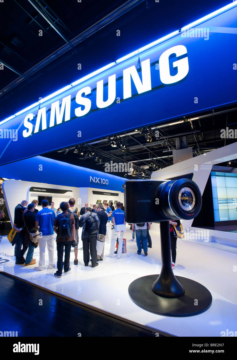 Samsung display stand at Photokina digital imaging trade show in ...