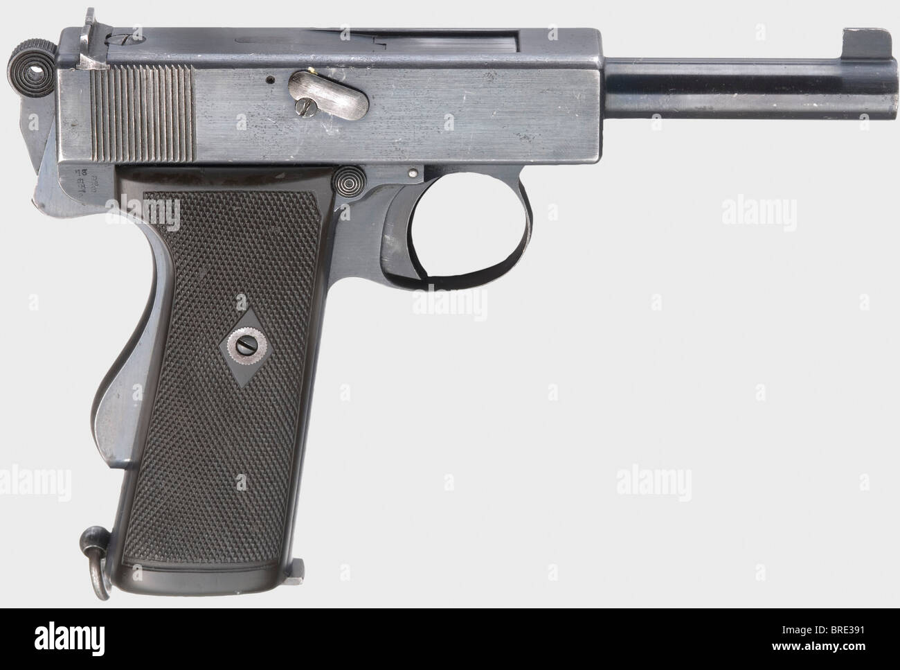 A Webley & Scott Mark I NAVY, cal..455 Auto, no. 3289. Mirror-like bore ...