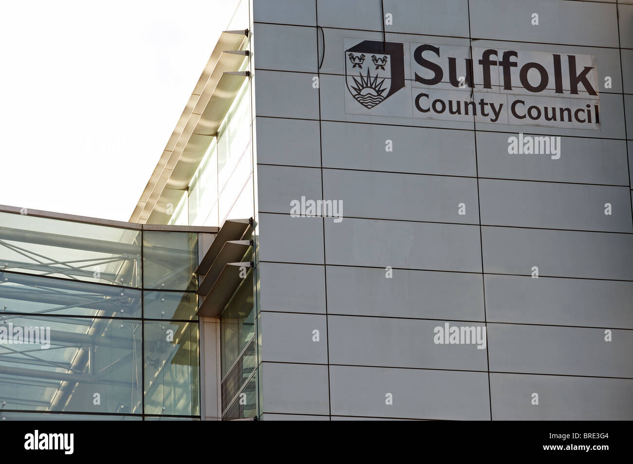 Suffolk County Council headquarters, Ipswich, Suffolk, England Stock ...