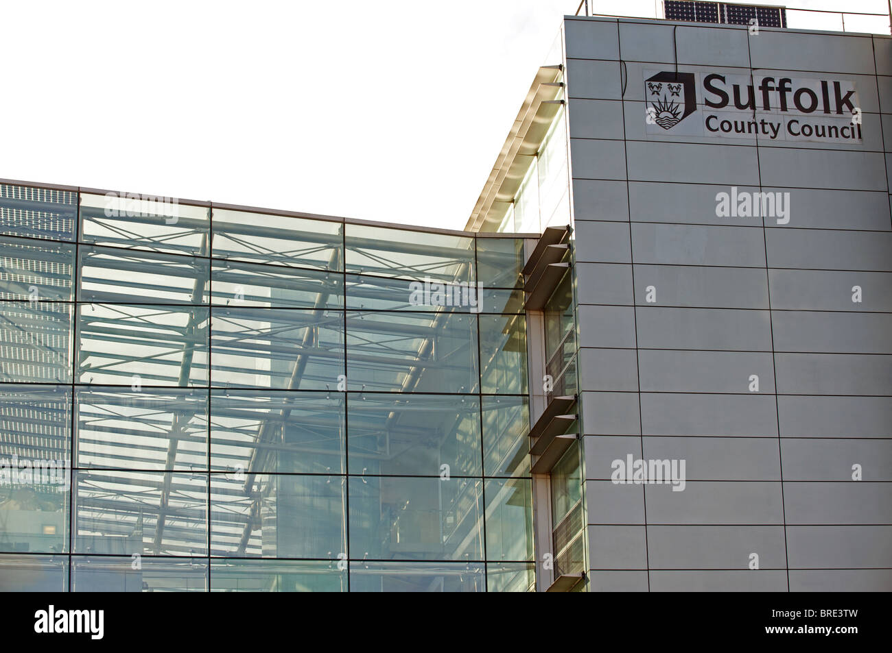 Suffolk County Council headquarters, Ipswich, Suffolk, England Stock ...
