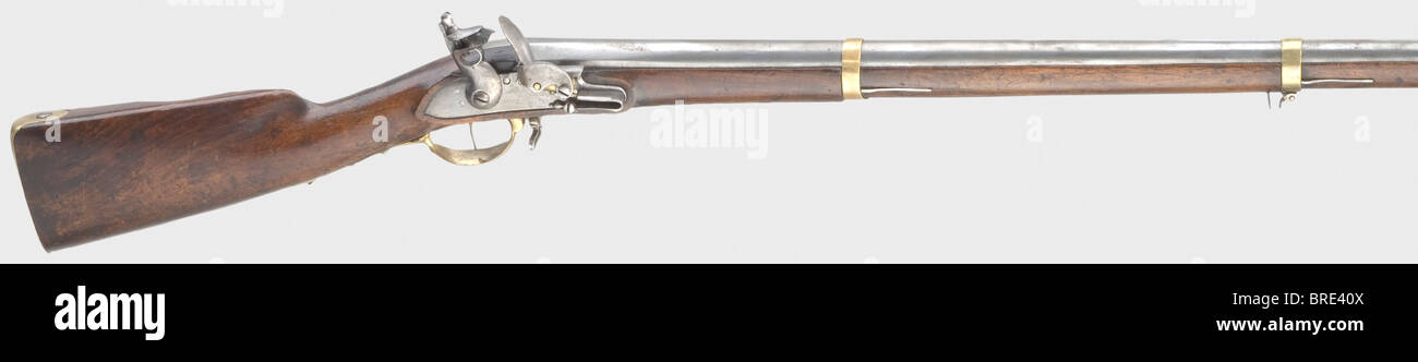 A cadet musket, patterned after the model 1809 infantry musket. Round ...