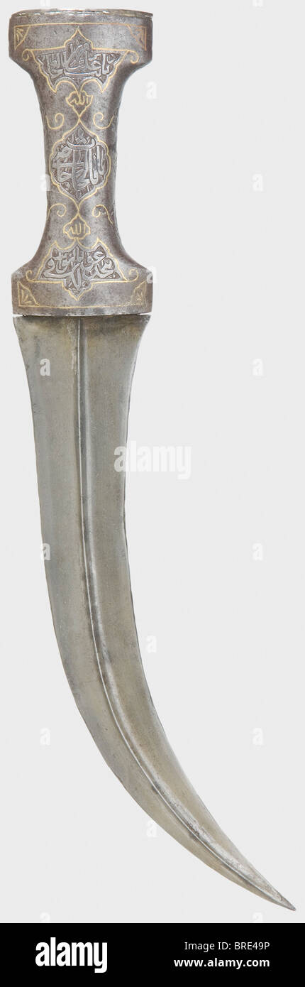 Pointed blade of damascus steel hi-res stock photography and images - Alamy