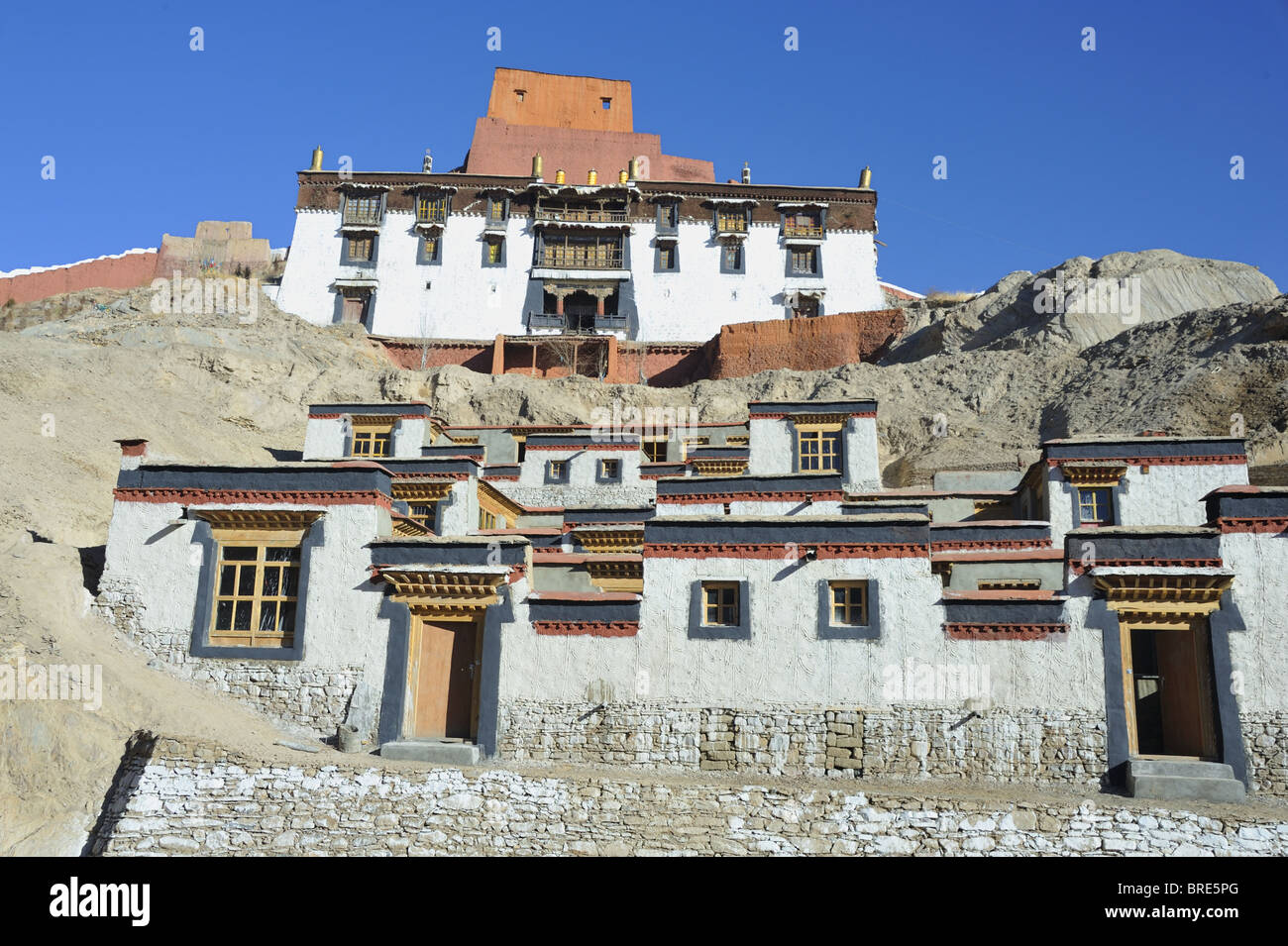 Monks Quarters, Palcho Monastery, Gyantse, Tibet Stock Photo - Alamy