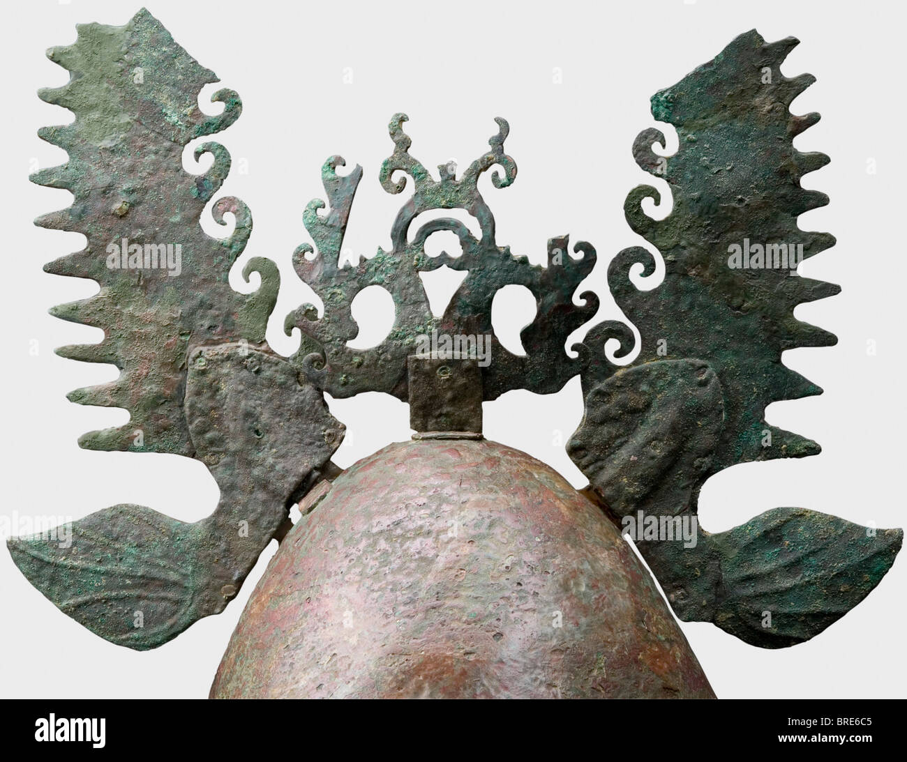 A Pilos type crested helmet, 4th/3rd century B.C. Characteristically ...