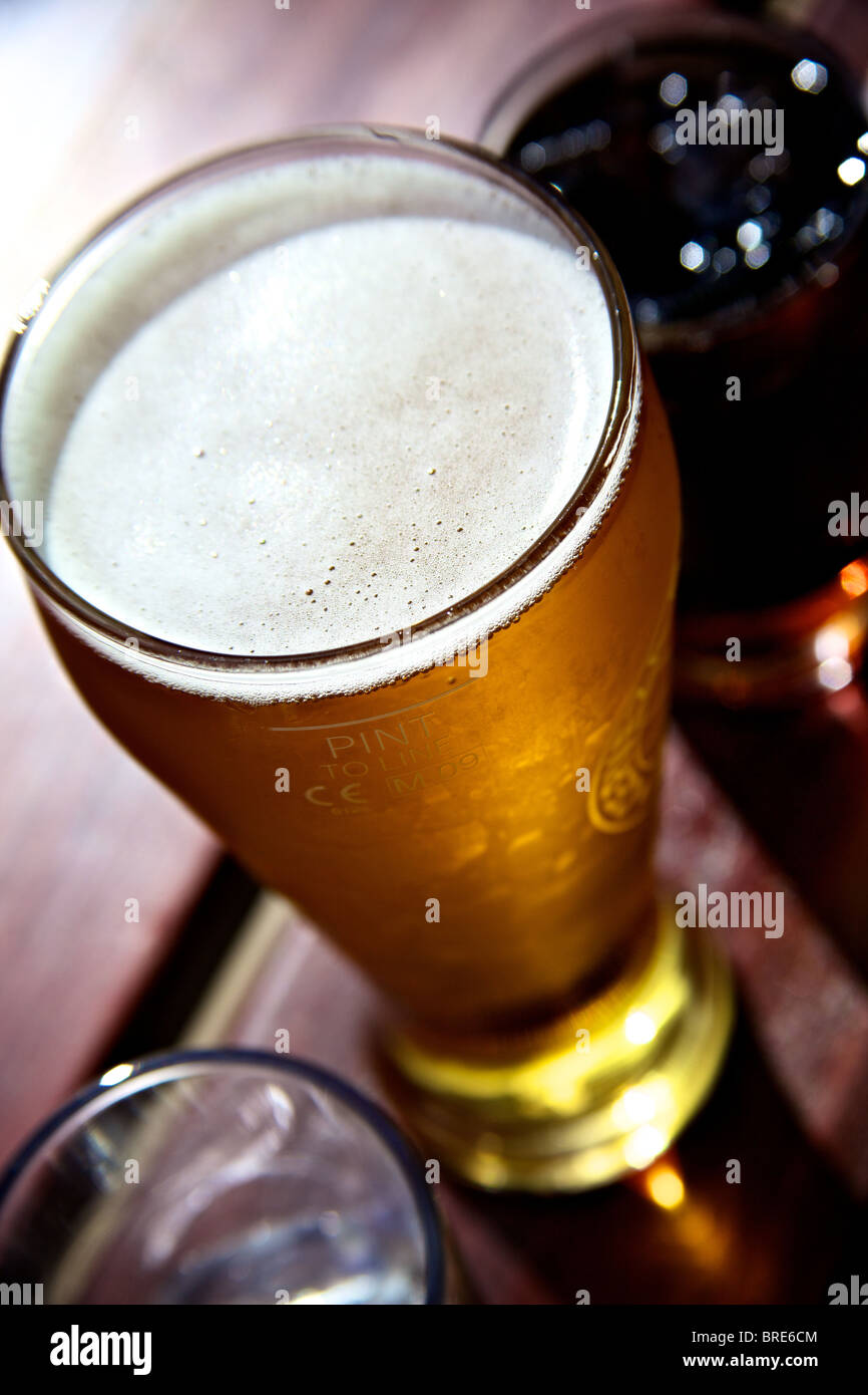 Pint of lager hi-res stock photography and images - Alamy
