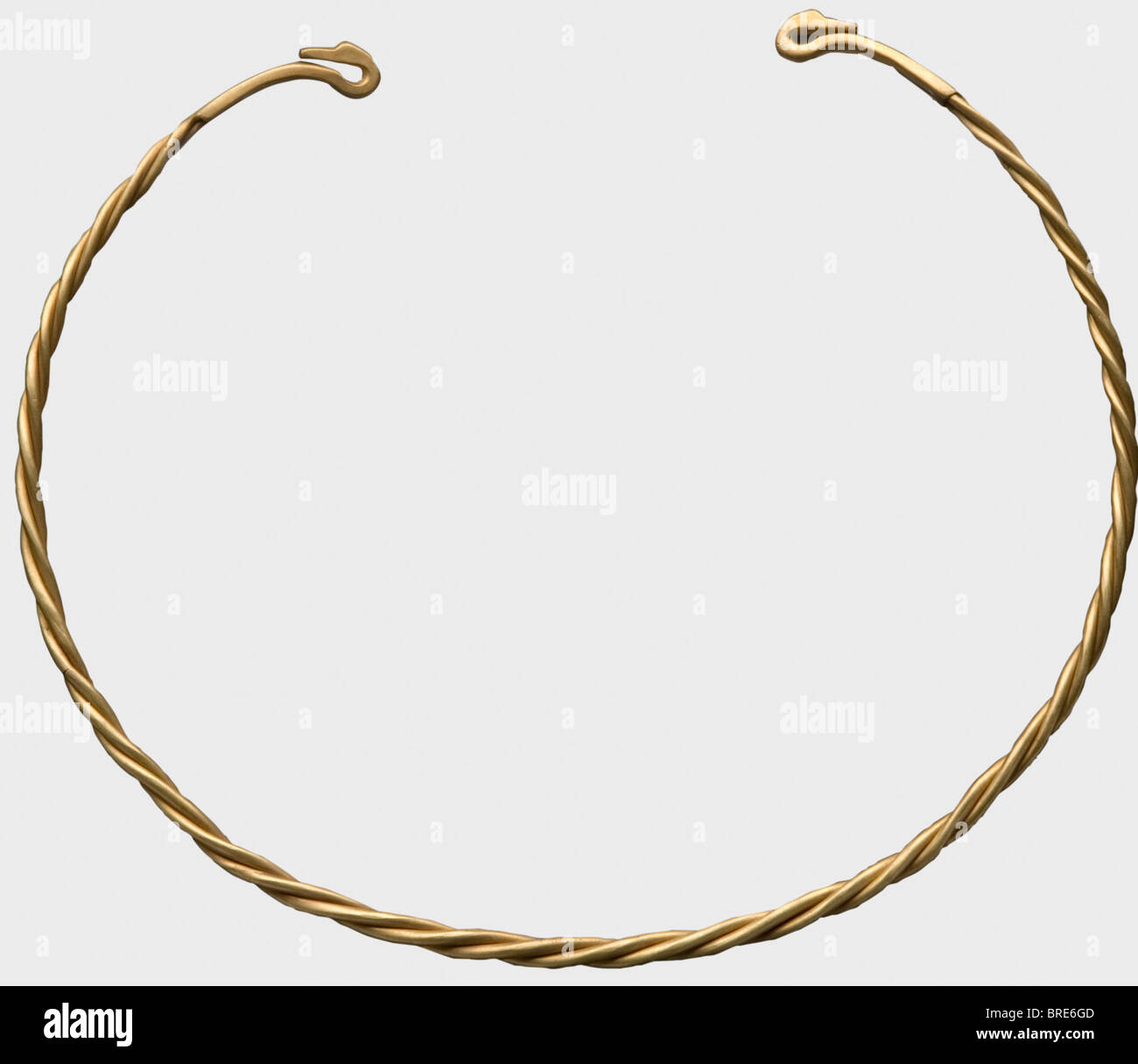 A celtic golden swan neck torque hi-res stock photography and images ...