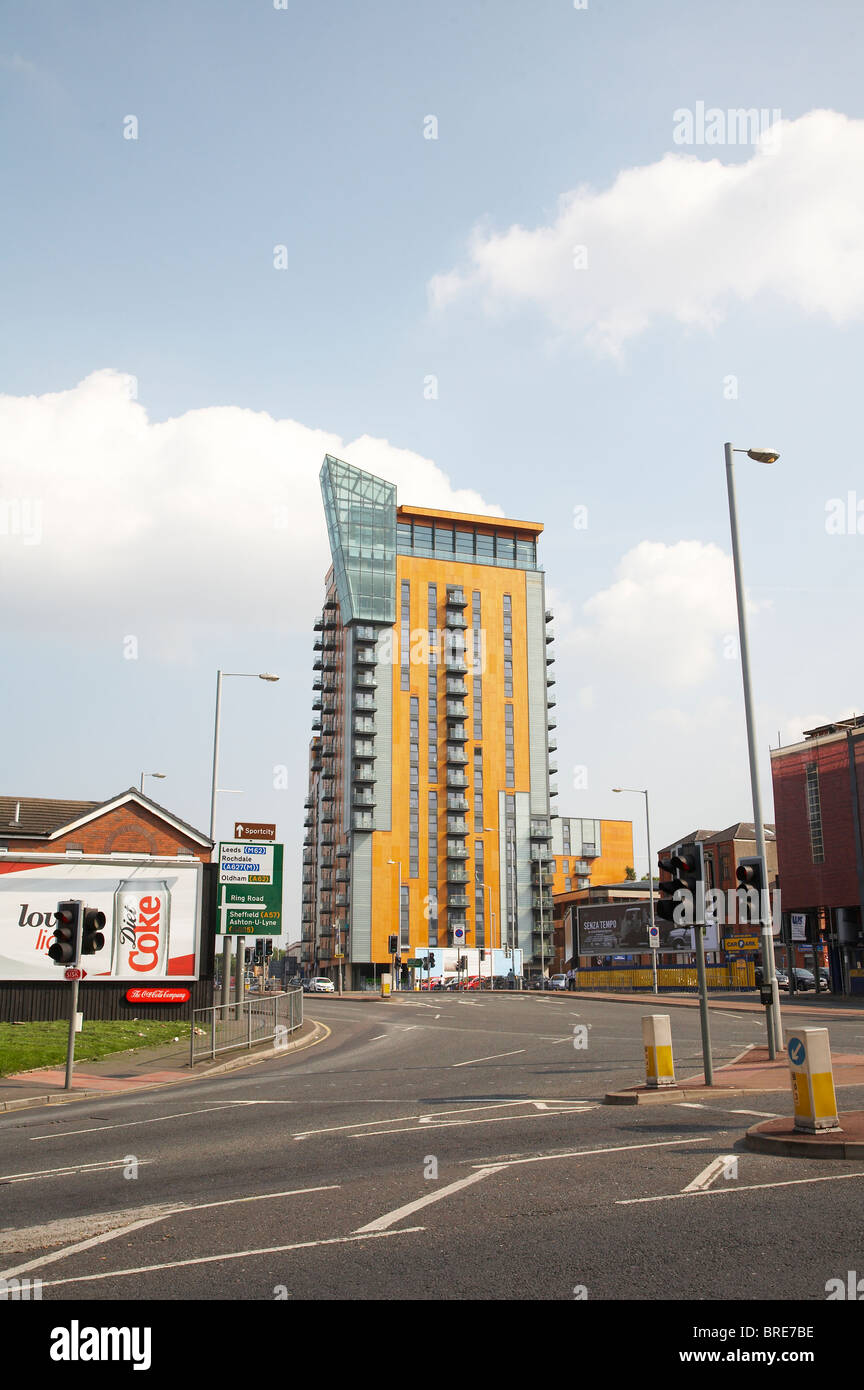 Architecture buildings modern ancoats tower skyscraper hi-res stock ...