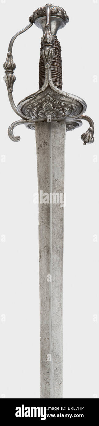 A German officer's campaign sword, middle of the 17th century Double ...