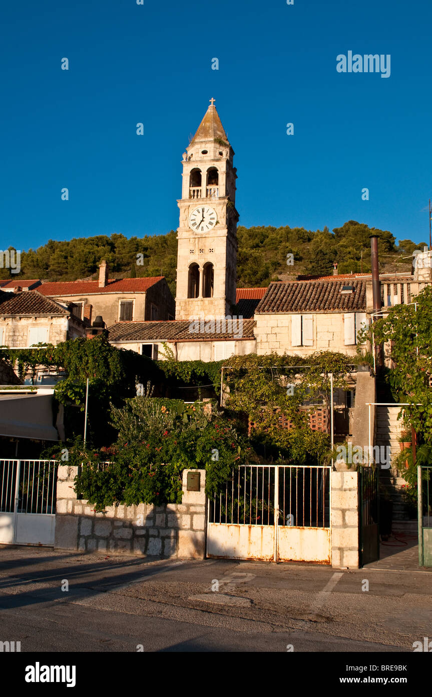 Romanic Church of St. Jurje, St. George, Kut, Vis, Dalmatia, Croatia ...