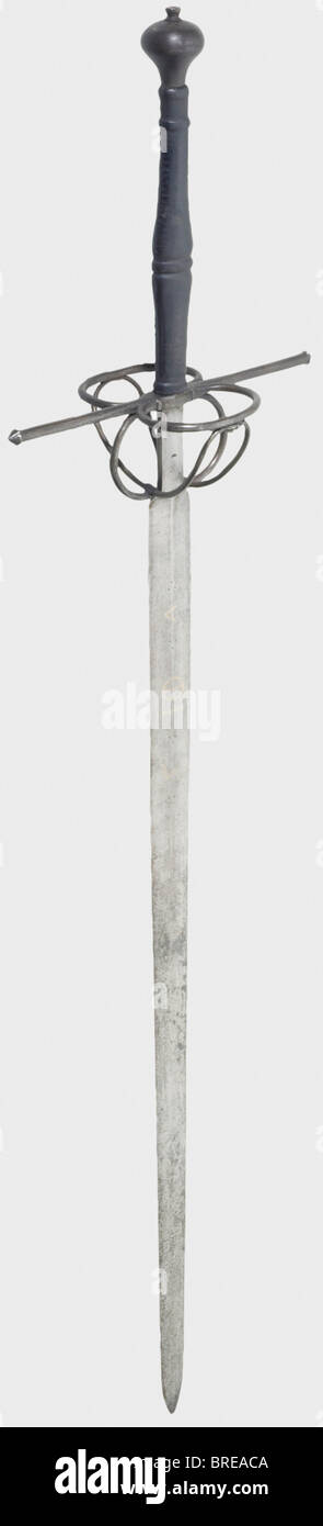 A large German battle sword, middle of the 16th century Double-edged ...