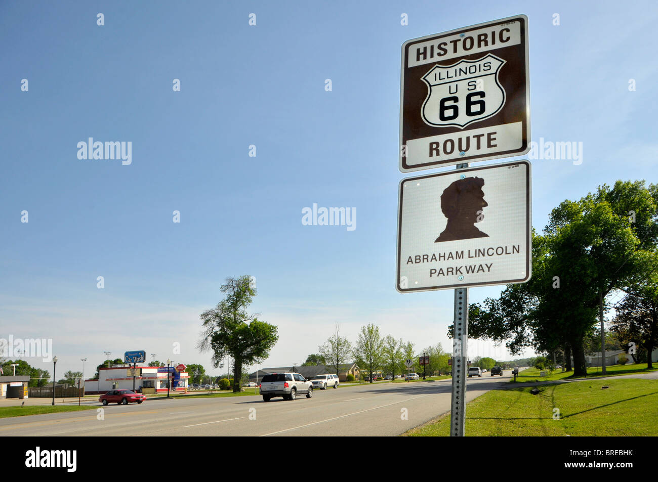 Illinois odell historic route 66 hi-res stock photography and images ...