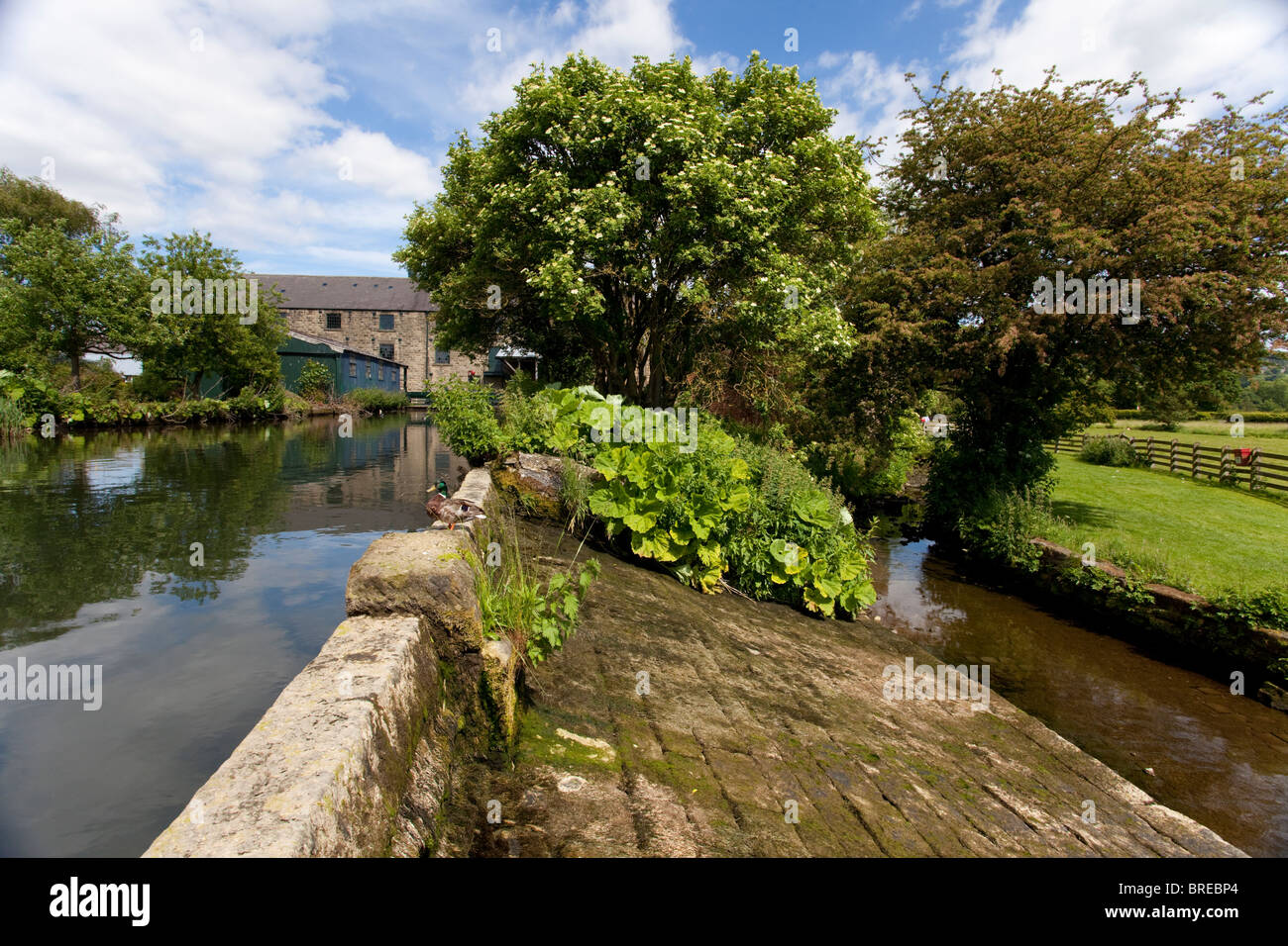 Caudwell's Mill, Rowsley, a working 19th century flour mill on the ...