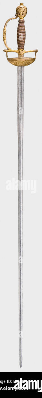 A Spanish cup-hilted small-sword, middle of the 18th century A ...