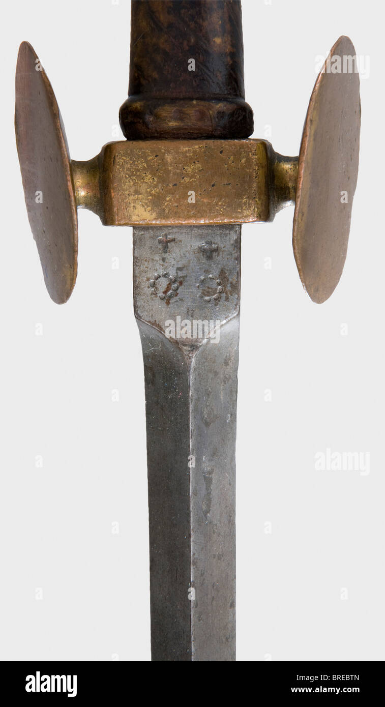 A Venetian eared dagger, circa 1500 Sturdy, slightly hollow-triangular ...