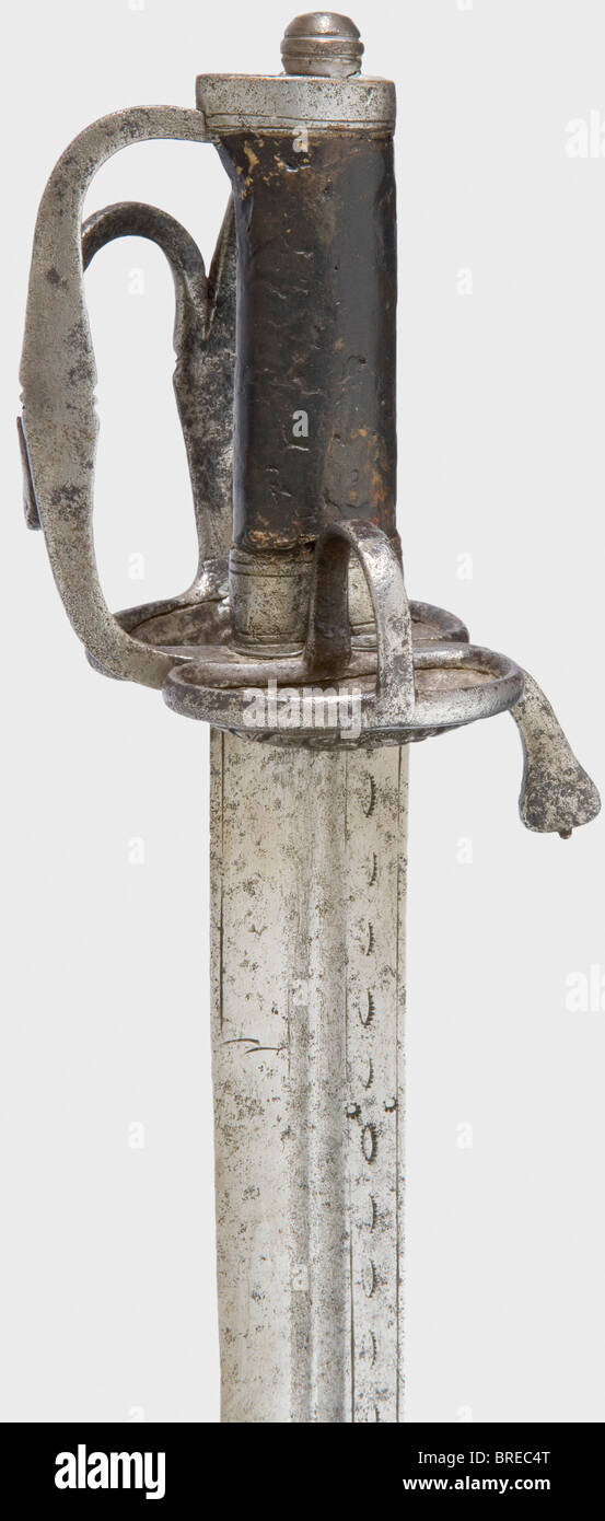 A heavy German campaign sword with a left-handed hilt, 2nd half of the ...