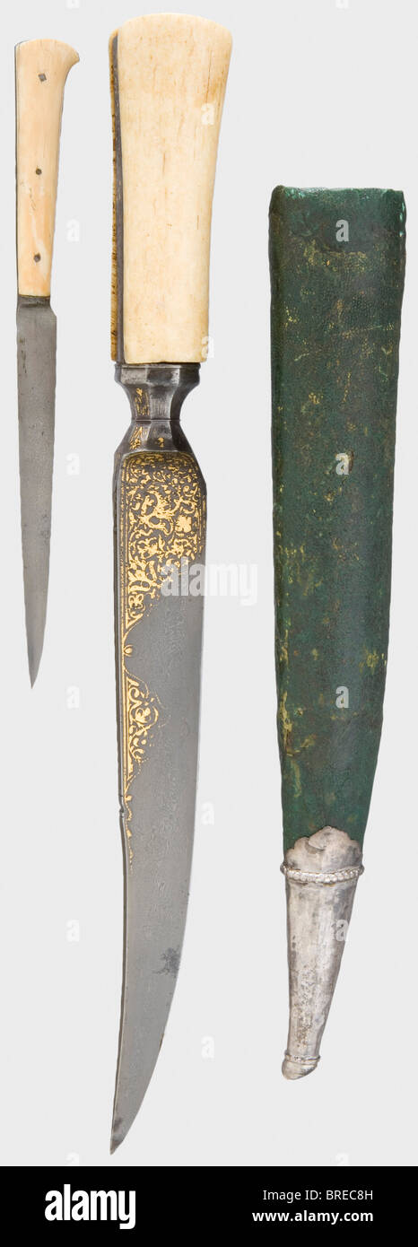 A Persian kard with a by-knife (shakshaki), circa 1800 The large main ...