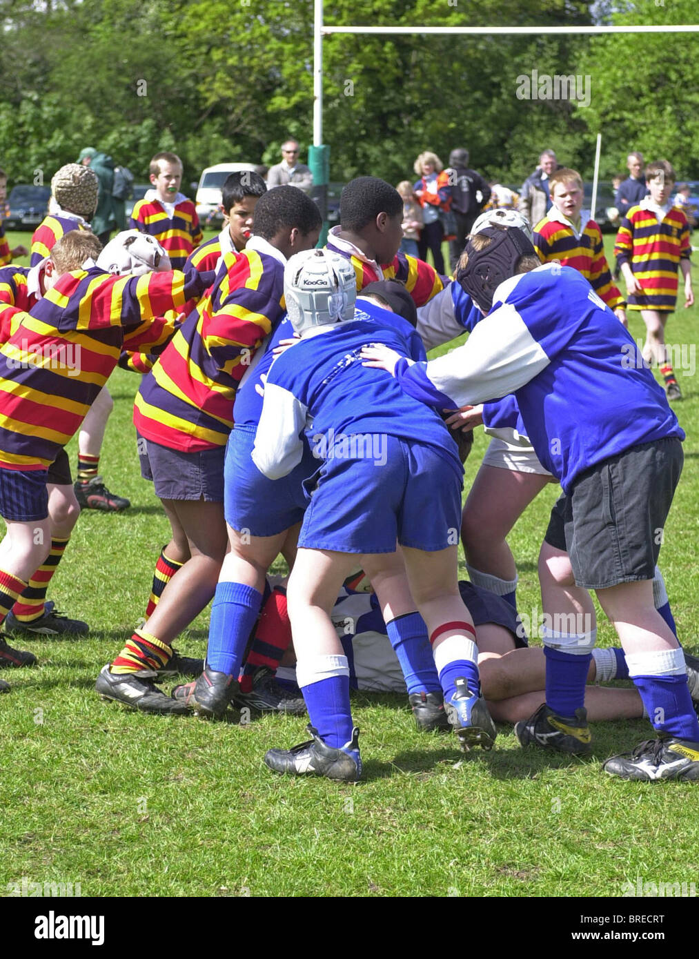 Young rugby union players in inter-club games and receiving structured ...