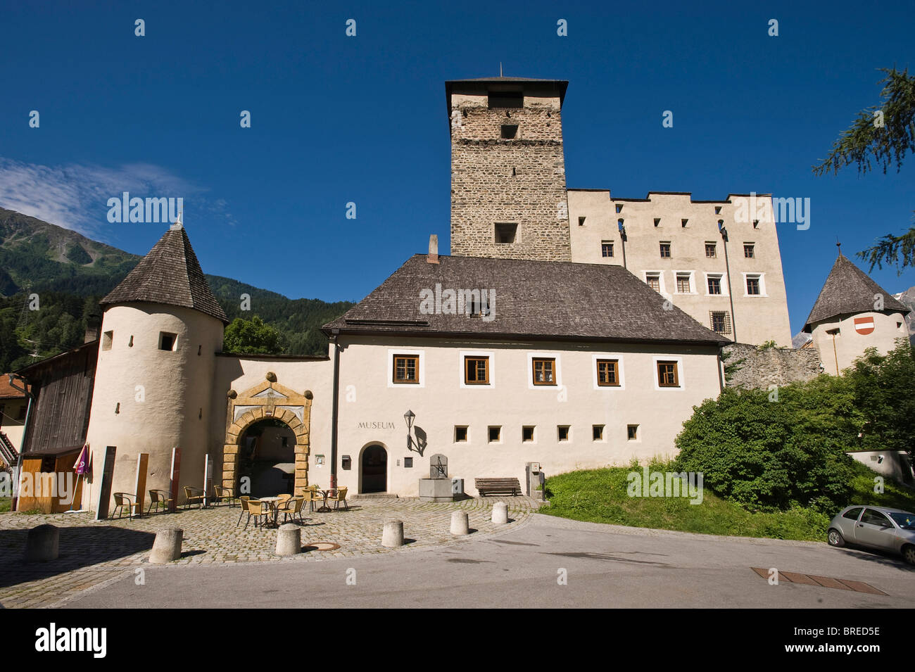 Landeck Castle, Tyrol, Austria, Europe Stock Photo - Alamy