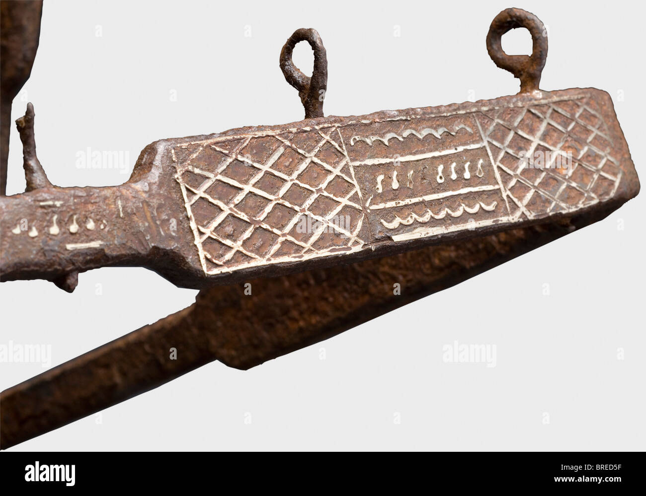 A late Roman folding iron chair for a field commander, 3rd/4th century ...