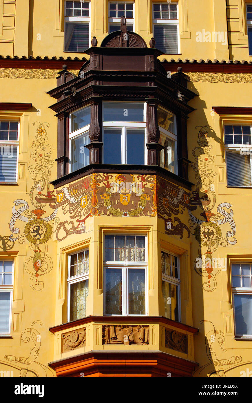 historical building in Prague, Czech republic Stock Photo - Alamy
