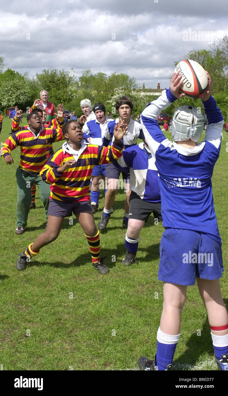 Young rugby union players in inter-club games and receiving structured ...