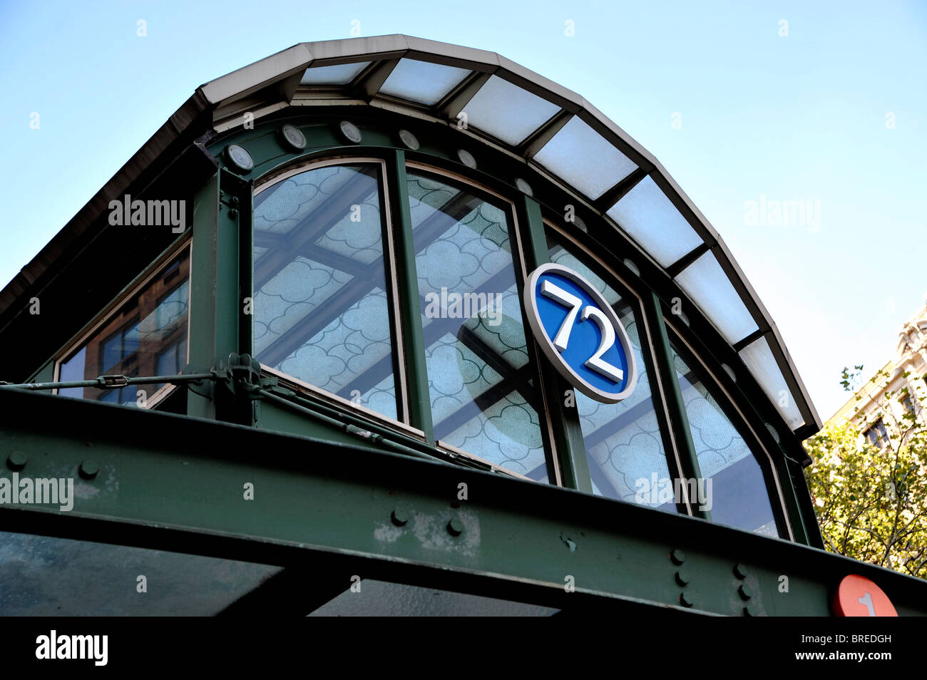 West 72nd Street Subway Station, Close Up, New York, NY, USA Stock ...