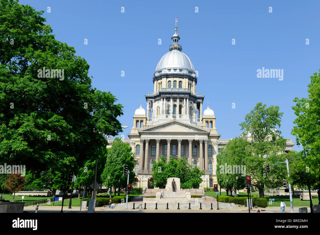 The construction of the statue of abraham lincoln hi-res stock ...