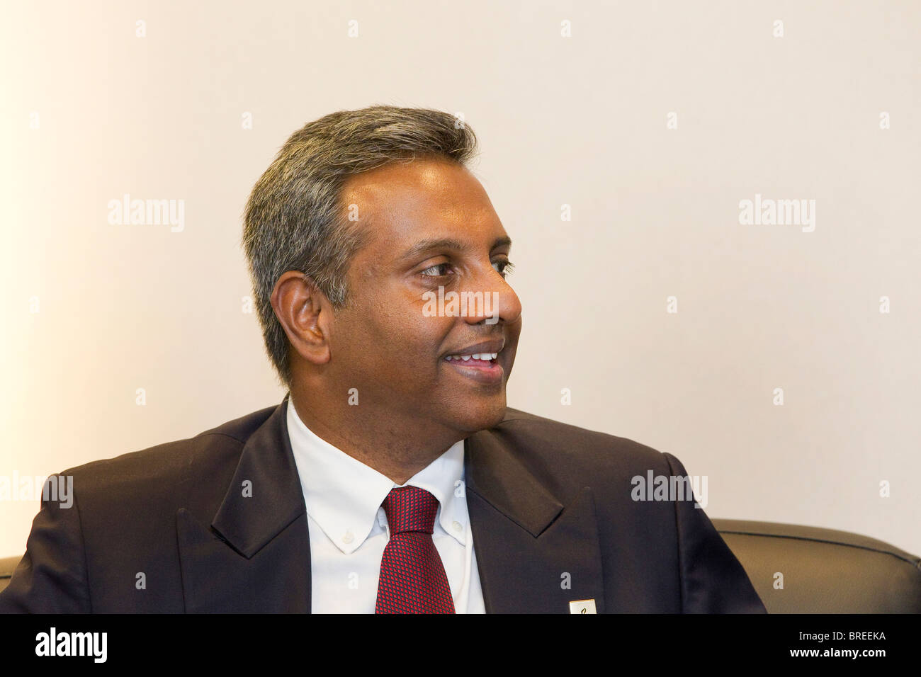 Secretary-General of Amnesty International, Salil Shetty Stock Photo ...