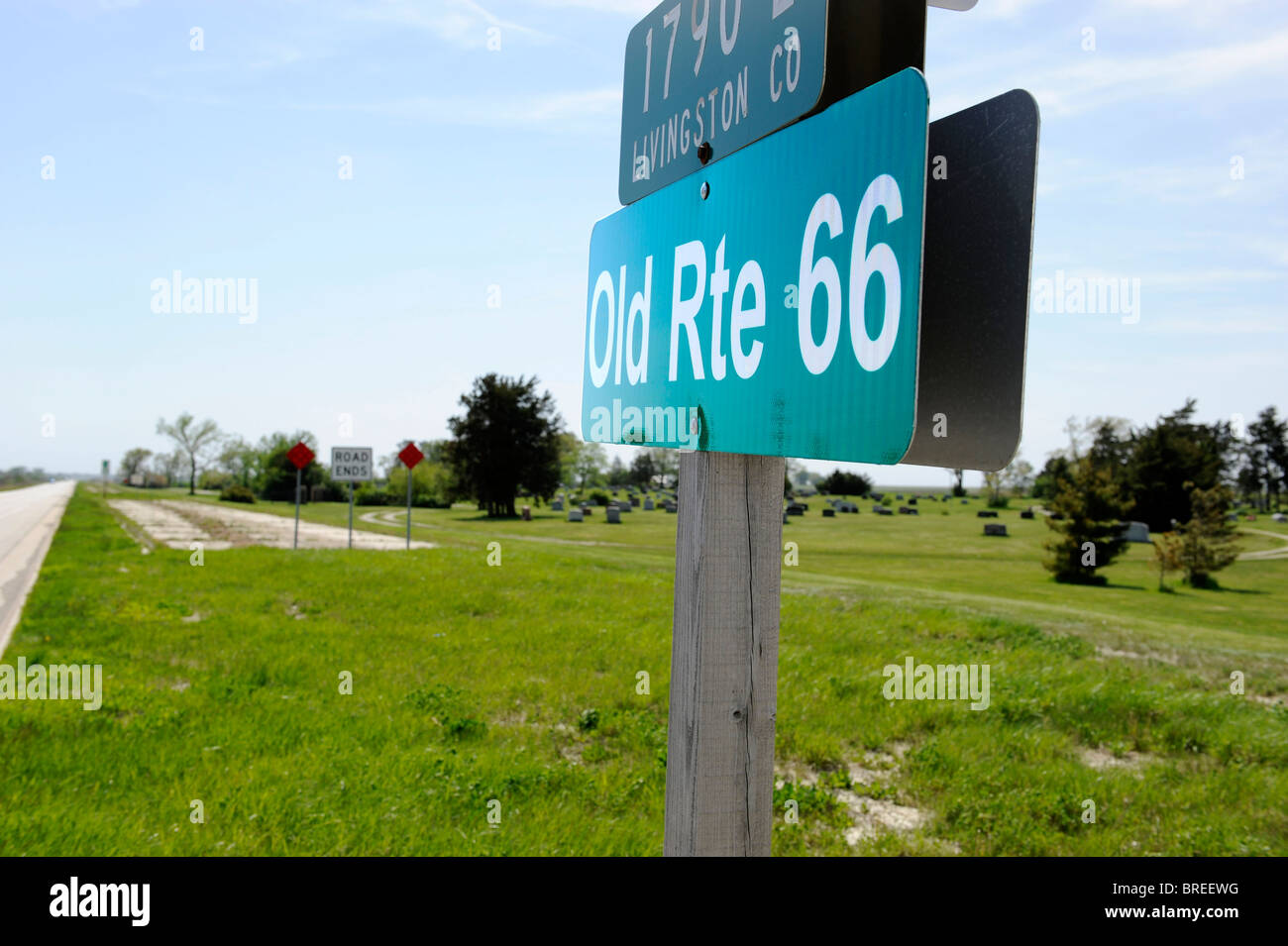 Illinois odell historic route 66 hi-res stock photography and images ...