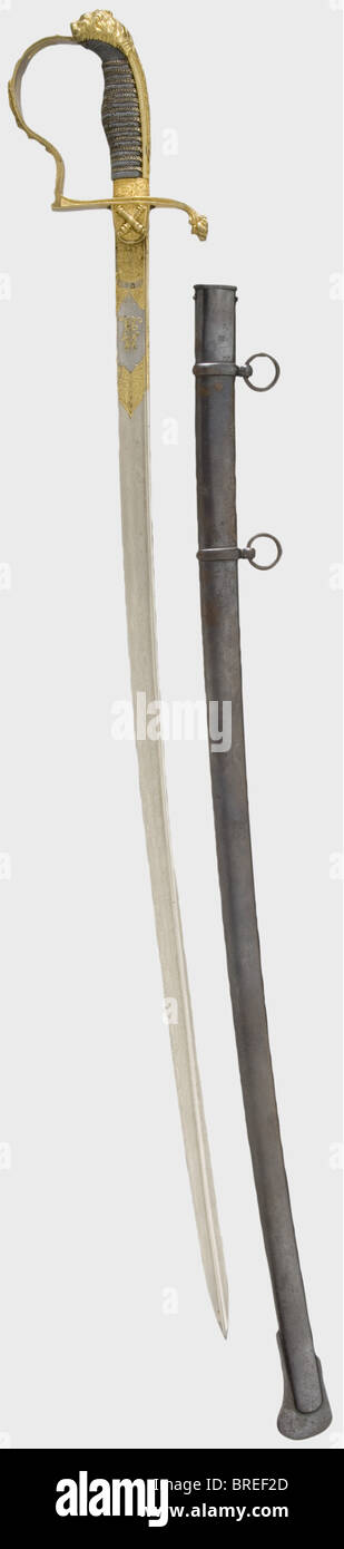 Officers sabre damascus steel pipe hi-res stock photography and images ...