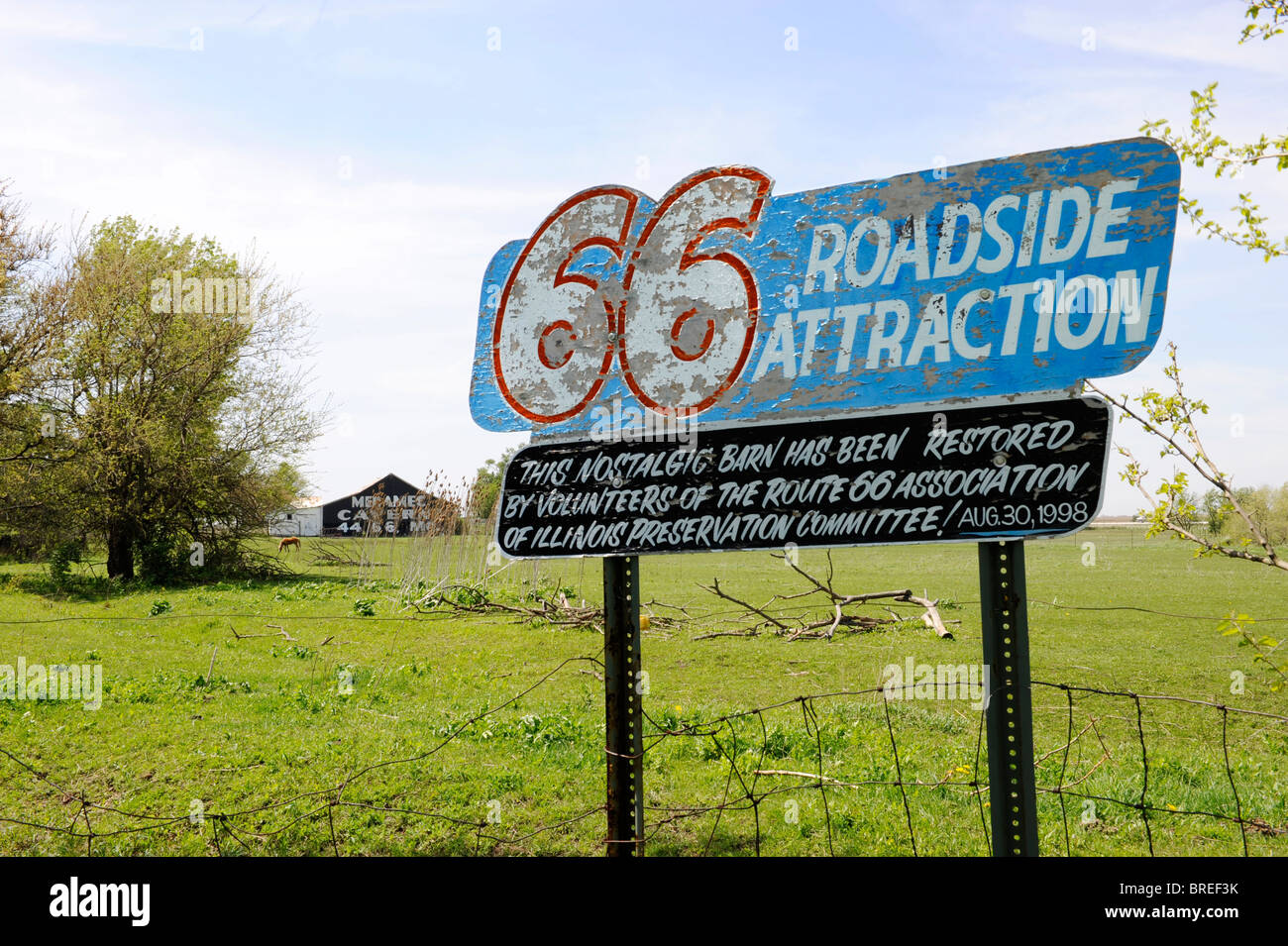 Illinois odell historic route 66 hi-res stock photography and images ...