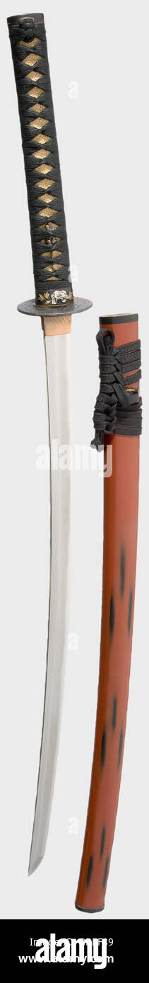 A katana, Japan, ca. 1690 Blade shinogi-zukuri, chu-kissaki, torii-zori ...