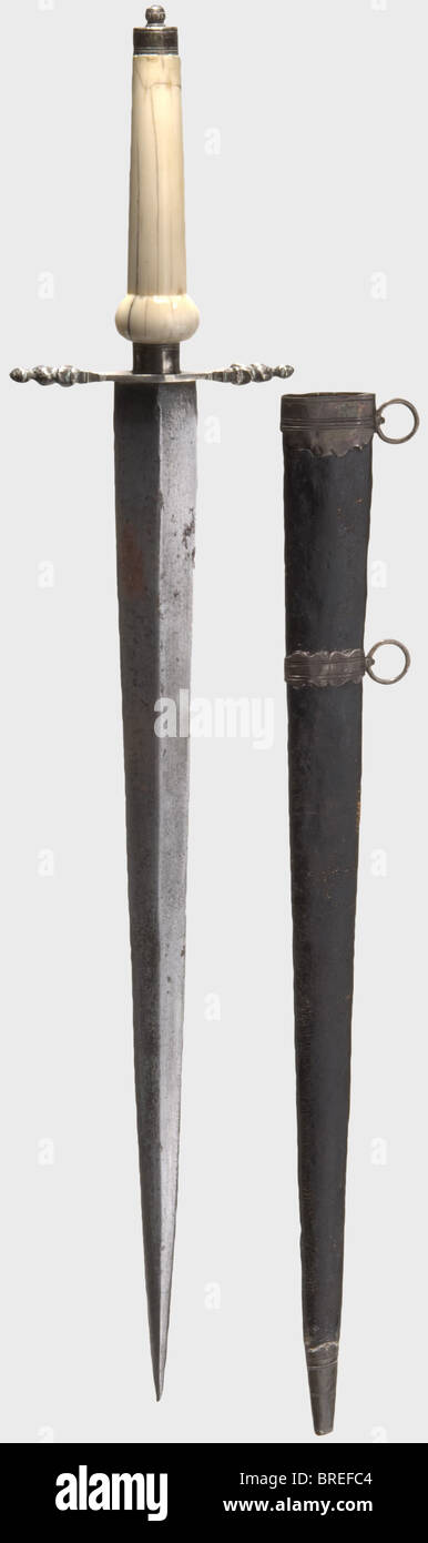 A plug bayonet with ivory grip, England or Flanders, circa 1750 ...