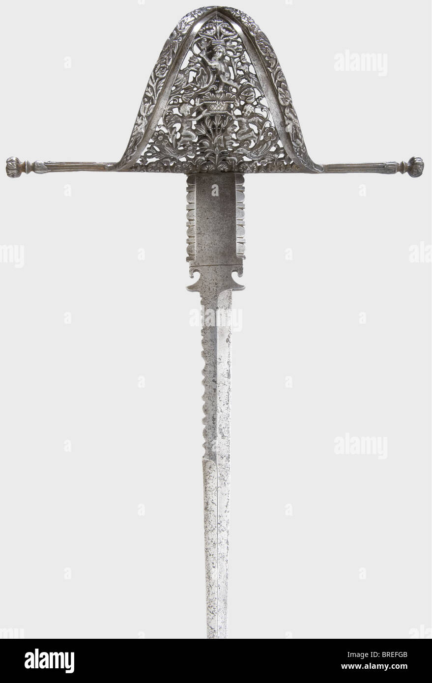 An Italian left-hand dagger, Brescia, circa 1650 Slender, asymmetrical ...