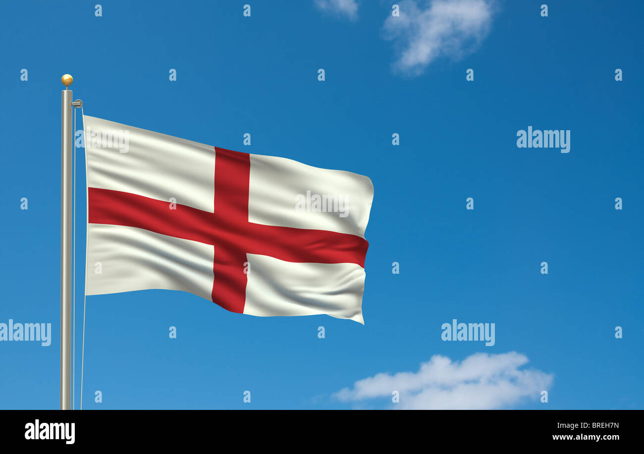 English flag ripple hi-res stock photography and images - Alamy
